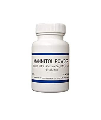 Mannitol Powder, 99%+, 25 Grams, CAS 69-65-8: Amazon.com: Industrial ...