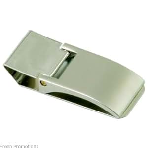 Amazon.com: Spring-loaded Silver Plated Money Clip: Jewelry