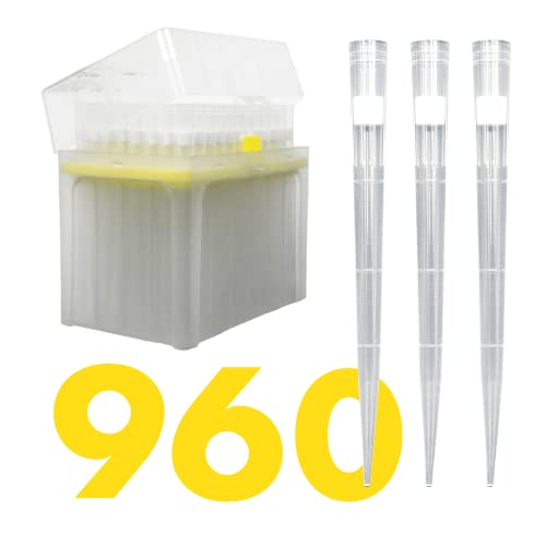 1000uL Filter Pipette Tips - Universal Lab Pipette Tips - Sterile ...