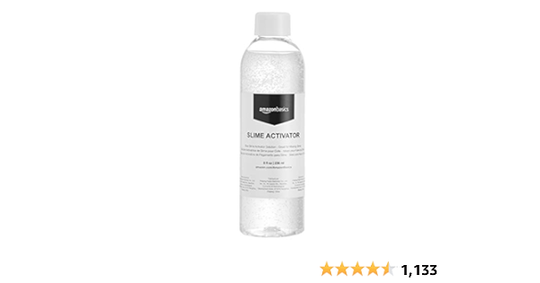 Amazon Basics Glue Slime Activator Solution, 8-oz- Great for Making Slime