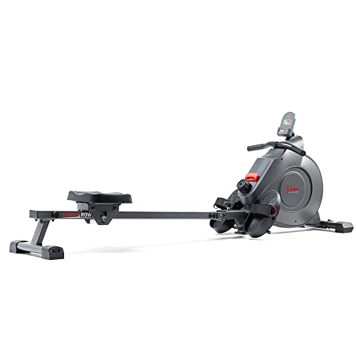 Sunny Health & Fitness Smart Magnetic Rowing Machine with Extended ...