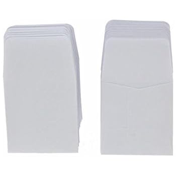 Amazon.com: Guardhouse Archival Paper Coin Envelopes 2x2 White 100 Pack ...