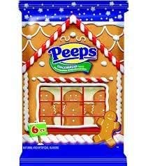 Amazon.com : Gingerbread Flavored Marshmallow Peeps Gingerbread Men 6ct ...