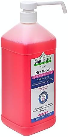 Sterilasafe HexaClean, Antiseptic, Antibacterial Skin Cleanser ...