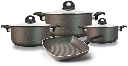 سعر Trueval Granite Plus Cookware 7-Pieces Set فى مصر | بواسطة امازون ...