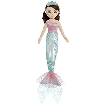 Amazon.com: Aurora World Sea Sparkles Crystal Mermaid Plush: Toys & Games
