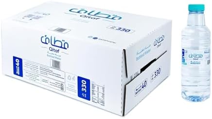 Qitaf Bottled Drinking Water 40 x 330ml price in Saudi Arabia | Amazon ...