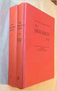 The Demarest Family Volumes I and II plus Supplement: Voorhis D ...