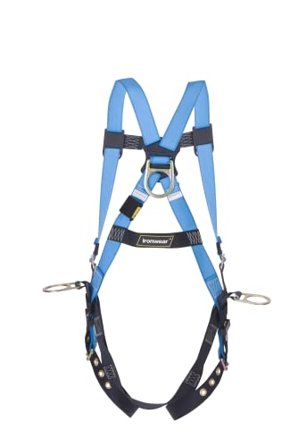 Ironwear 2125 Full-Body Harness W/ 3 D-Rings & Grommet Leg Straps on ...