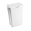 Amazon.com: Rubbermaid Spring-Top Wastebasket, 13 1/4-Gallon, White ...