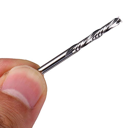 Carbide End Mills Up & Down Cut 1/8 Inch Shank,CNC Spiral Router Bits(3 ...