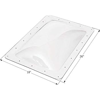 Sun-Tek Mobile Home Skylight 16" x 24" 14x22 Double Pane Dome Lens Self ...