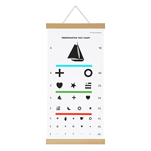 Pediatric Eye Chart for Kindergarten Child, Kids Visual Acuity Test ...