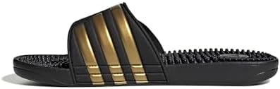 Adidas ADISSAGE CBLACK/GOLDMT/CBLACK SWIM SLIDES EG6517 for Unisex core ...