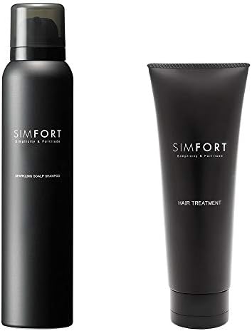 SIMFORT Carbonic Acid Shampoo 5.3oz & Conditioner 4.2oz Set for Men ...