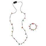 Flashing Christmas Lights Necklace - The Green Head
