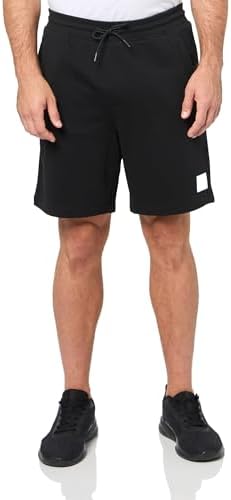 HUGO Square Logo Pull On Jersey Shorts Black Pepper price in Saudi ...