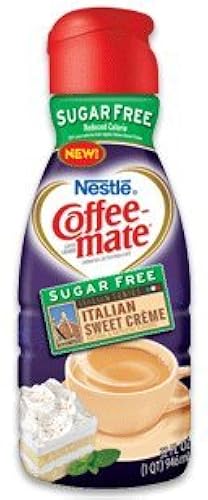 Nestle Coffee-mate Sugar Free Italian Sweet Creme Liquid Coffee Creamer ...