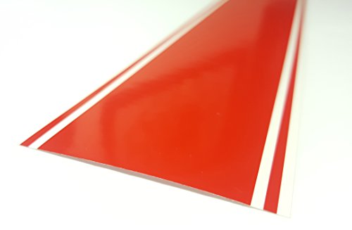 Oracal ORACAL 6"x72" Vinyl Racing Stripe Decal 651 by A1A Sales (Red ...