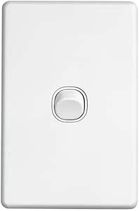 Clipsal C2000 Series 250VAC 10A 1 Gang Standard Vertical Classic Switch ...