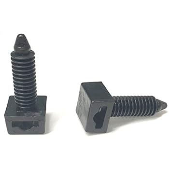 Amazon.com: 25 1/4" Black Push Mount Cable Tie Fin Clips: Automotive