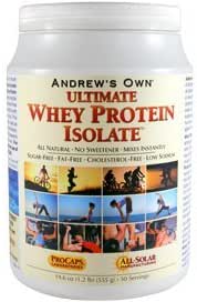 Amazon.com: Andrew Lessman Ultimate Whey Protein Isolate 50 Servings ...