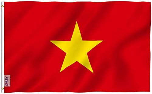 سعر ANLEY Fly Breeze 3x5 Foot North Vietnam Flag - Vivid Color and Fade ...