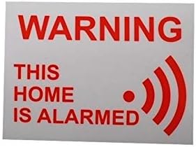 Home & Garage Alarm Warning Window Stickers – BigaMart