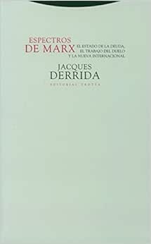 Espectros de Marx : Derrida, Jacques: Amazon.com.mx: Libros