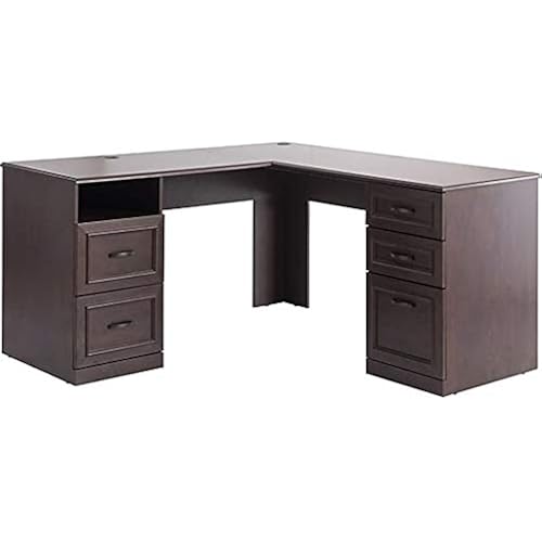 Amazon.com: Staples Kendall Park Corner Desk, Cherry: Kitchen & Dining