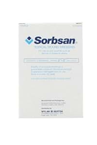 Amazon.com: Sorbsan Calcium Alginate Wound Dressing (2""x2"") (Box of ...