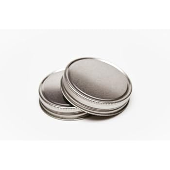 Amazon.com: Silver Jelly Lid for Mason Jar Pack of 12 Count Lids ...