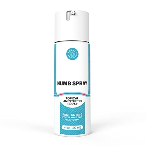 Base Labs Lidocaine Spray | 4 oz | Topical Anesthetic Numbing Spray for ...
