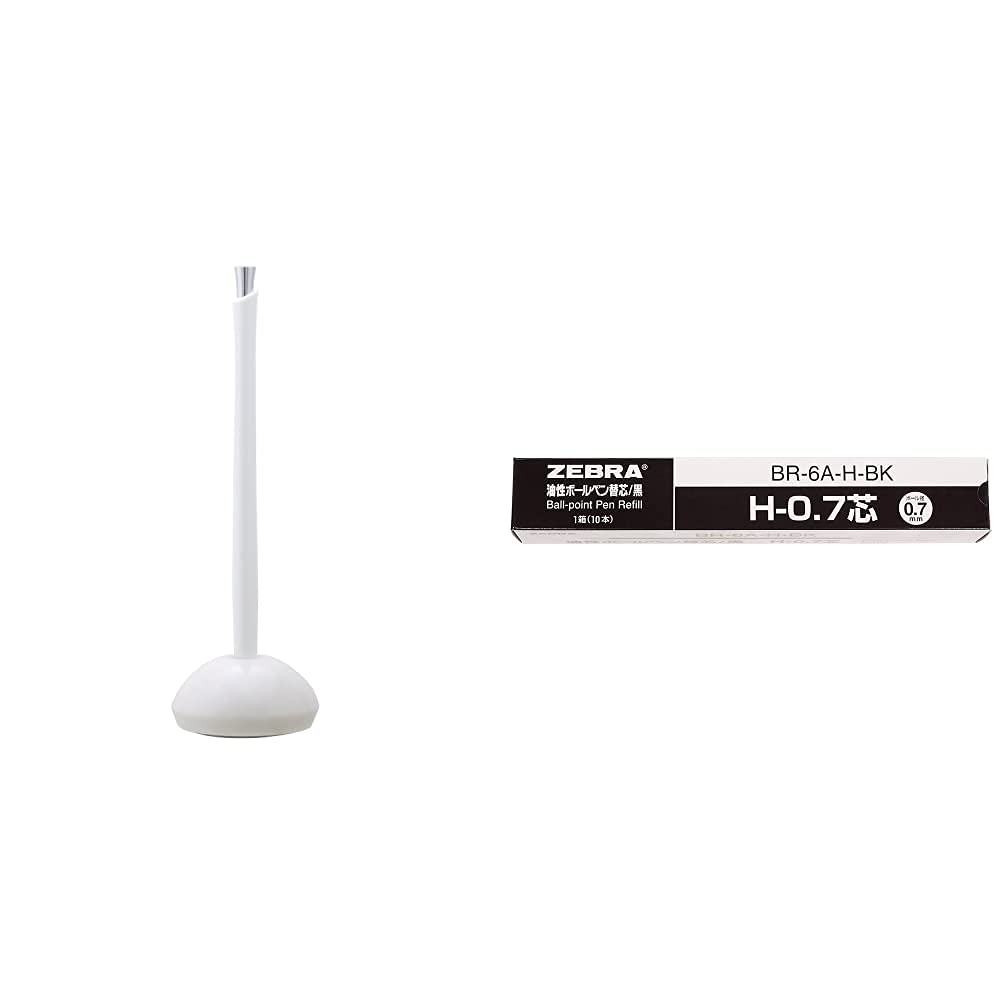 Mua Bundled Set with Zebra Flos BA65-PW Desk Ballpoint Pen, Floss, Limited Color, Pearl White ...