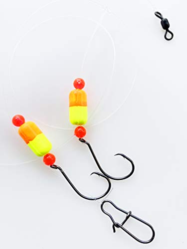 Pompano Ultimate Surf Fishing Rig Fluorocarbon Fishing Leaders Circle ...