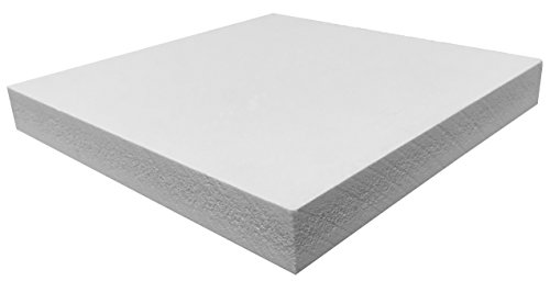 PVC Foam Board Sheet 12 IN x 24 IN x 6 MM Thick Celtec - Black ...