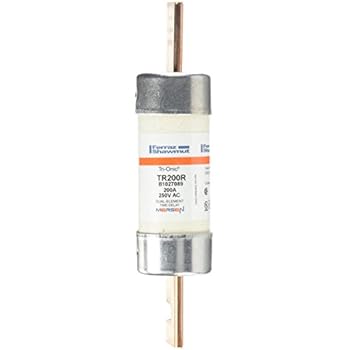 Mersen TR-R Tri-Onic Time-Delay/Class RK5 Fuse, 250VAC/250VDC, 200kA AC ...