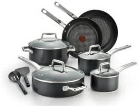 Amazon.com: T-fal Pro Grade Titanium Nonstick Cookware Set (12-Piece ...
