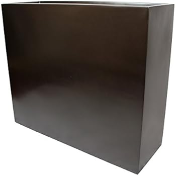 Amazon.com : Calistoga Tall Rectangle Fiberglass Planter, Grey, 36 Inch ...
