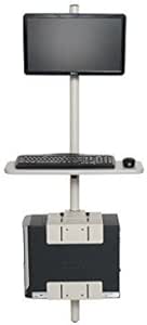 Amazon.com: Adjustable Wall Mount Computer Station (Gray): Industrial ...