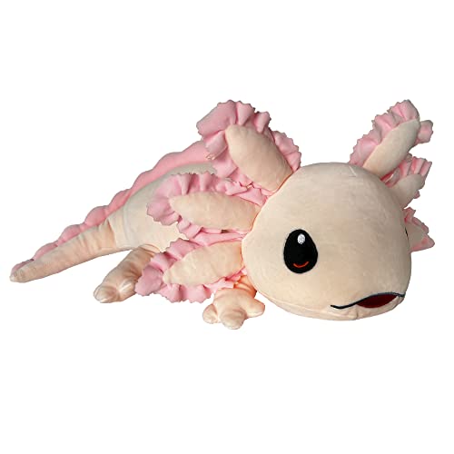 Whimsy Baby Axolotl Plush 24" Allie Axolotl- Pink Stuffed Animal Plush ...