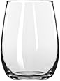 Amazon.com | Libbey Stemless 6 Ounce Wine Taster / Mini / Sample Glass 260, Set of 6 w/ FDL ...
