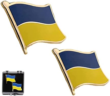 Ukraine Flag Pins, Ukrainian Flag Enamel Pins set, International Single ...