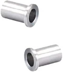 (Pack of 2) Steel Spanner Flanged Bushing 1/2" ID x 5/8" OD x 1-3/16 ...
