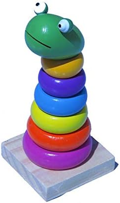Wooden Toys Seven Color Frog Tower For Kids price in Saudi Arabia ...