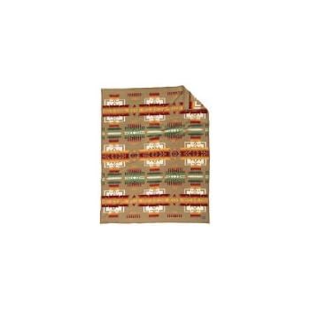 Amazon.com: Pendleton Creation Turtle Legend Wool Blanket, White Multi ...