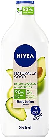 NIVEA Body Lotion Pampering, Naturally Good Natural Avocado, 350ml ...