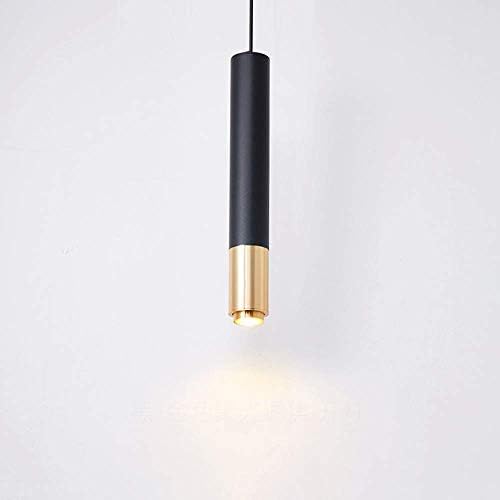 7W LED Restaurant Pendant Lights Modern Cylindrical Pendant Ceiling ...