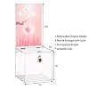 Square Acrylic Donation Box with Lock and Sign Holder in Kenya | Whizz ...