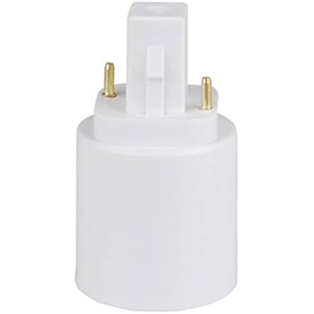 G24 to E27 E26 2-Pin LED Light Sockets Adapter, Light Bulb Socket, Bulb ...